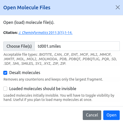 TD001. Epidermal growth factor receptor inhibitors - MolModa Documentation