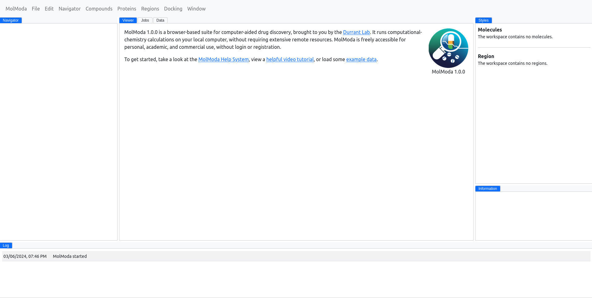 Interface - MolModa Documentation