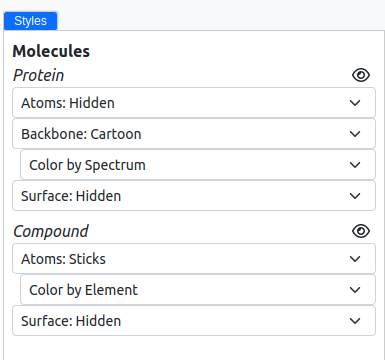 Styles - MolModa Documentation
