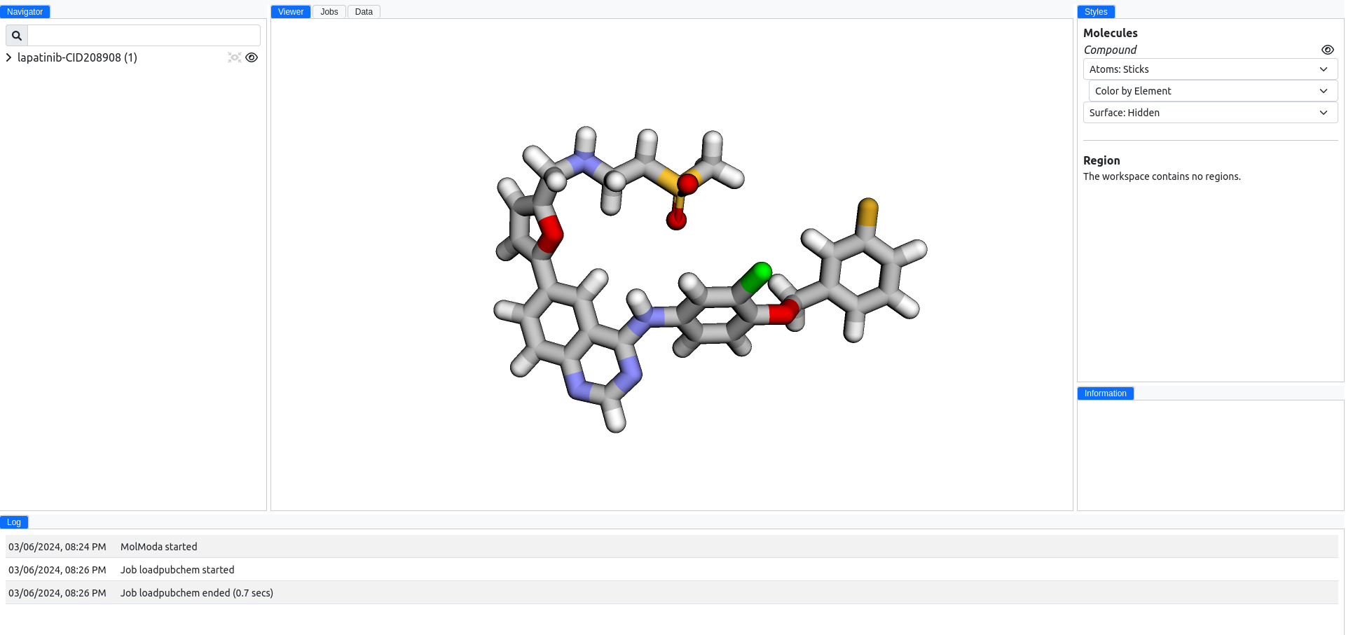 Compounds - MolModa Documentation